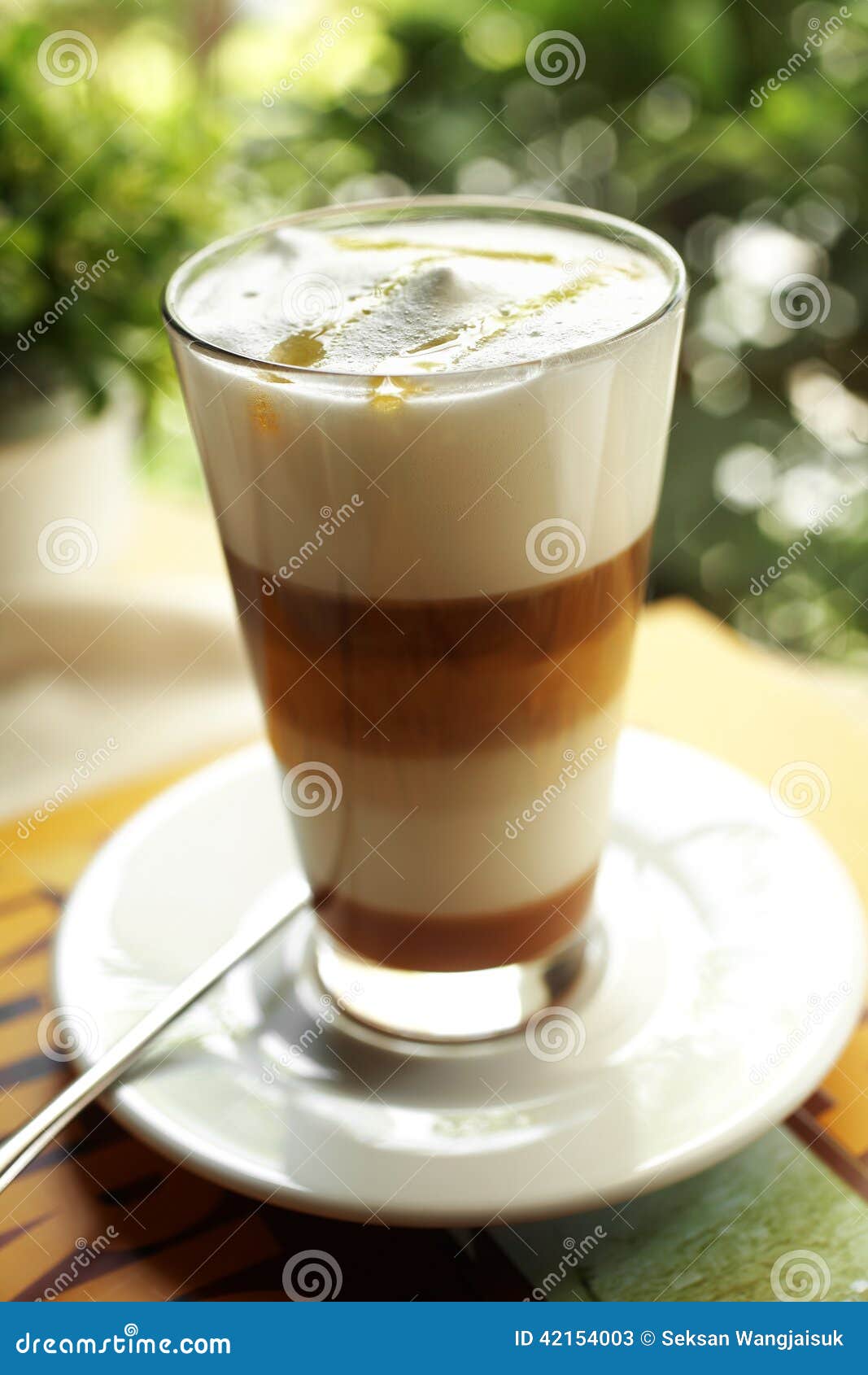 Close up layer coffee stock image. Image of beverage - 42154003