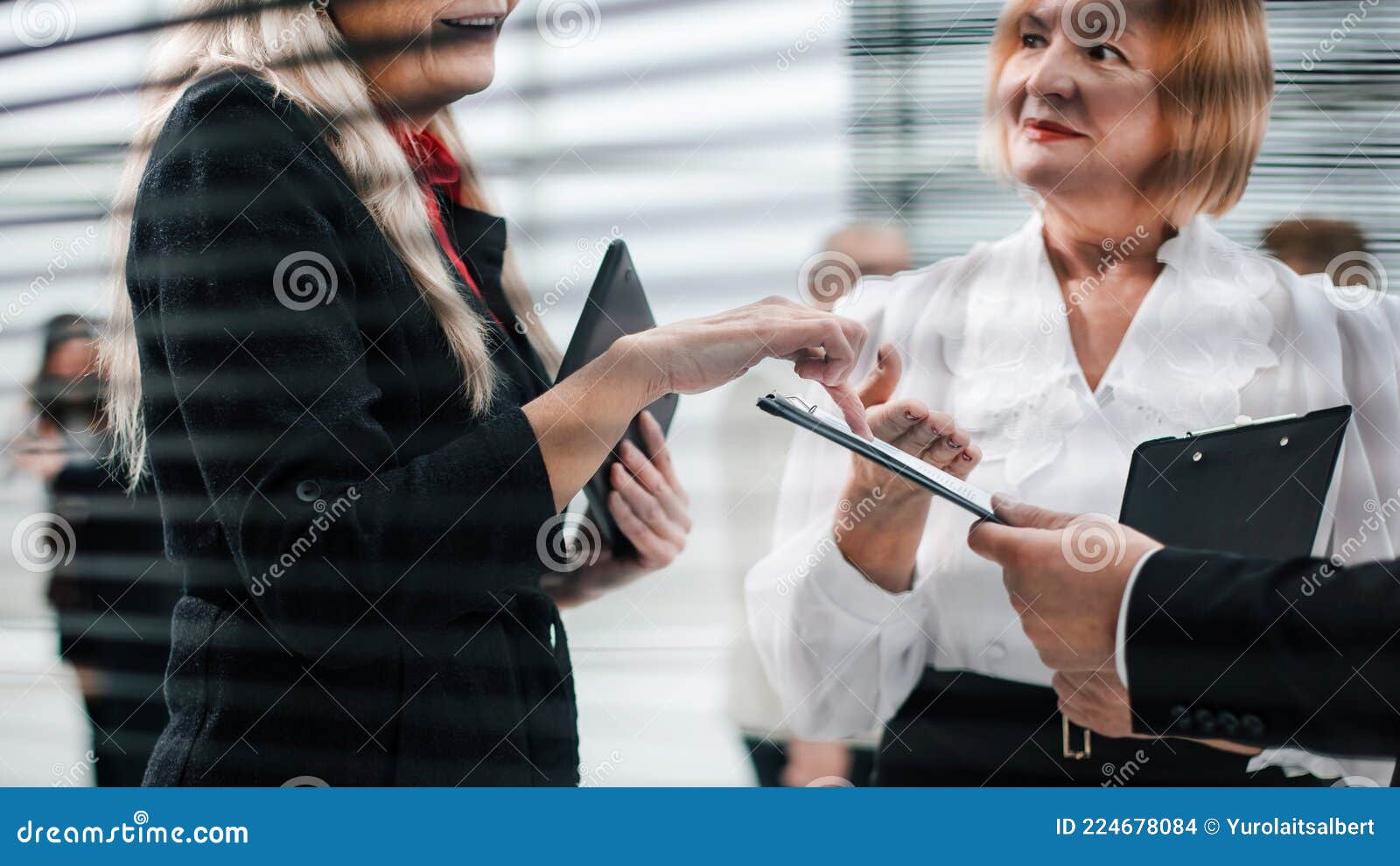 Close Up. a Leading Expert on Explaining that To Her Colleagues Stock ...