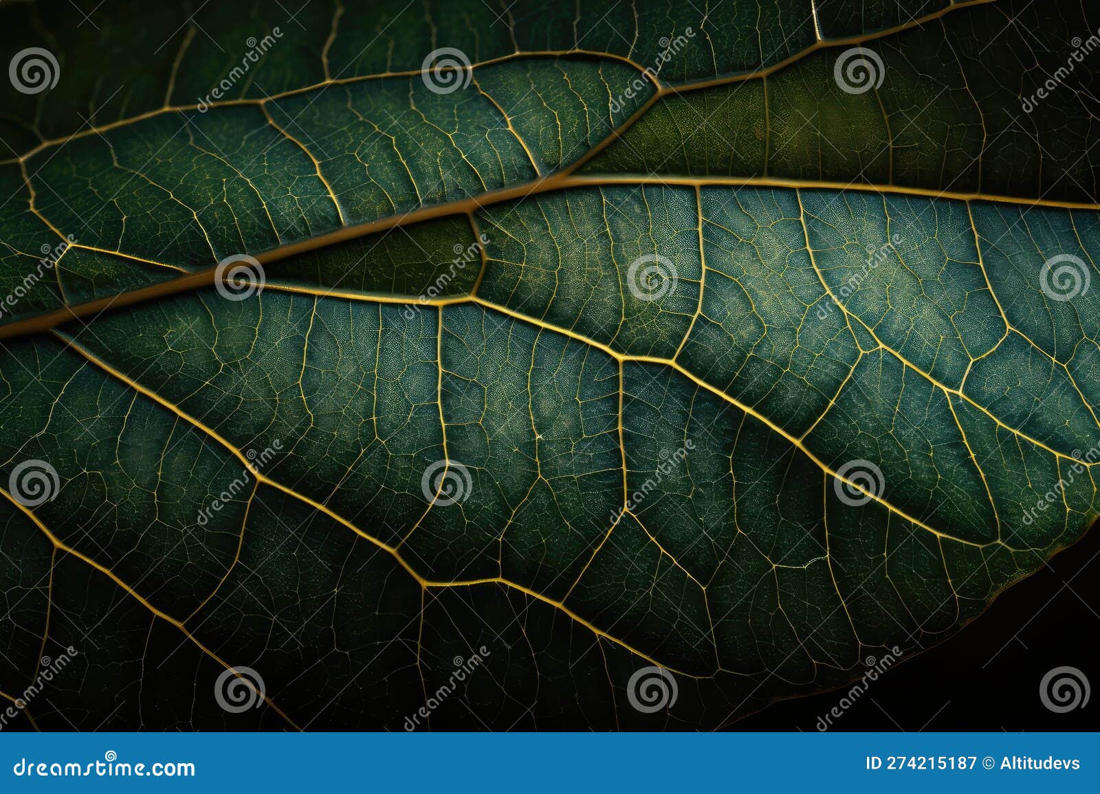 Close-up of Leaf, with Veins and Patterns Visible Stock Image - Image ...