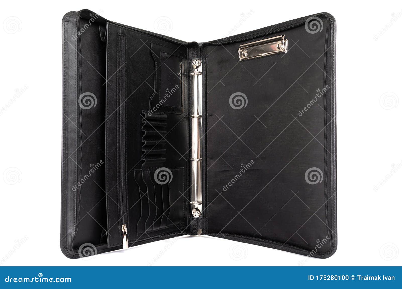 Close-up of a Leather Expensive Document Folder Stock Photo - Image of ...