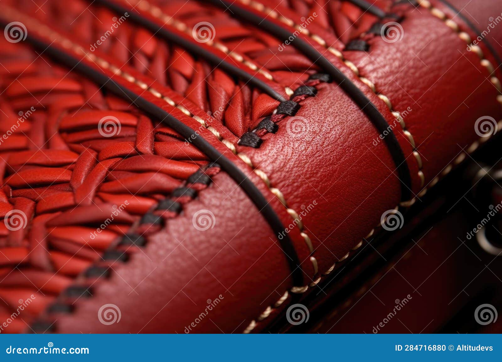 Close-up of Leather Saddle Stitching Details Stock Photo - Image of ...