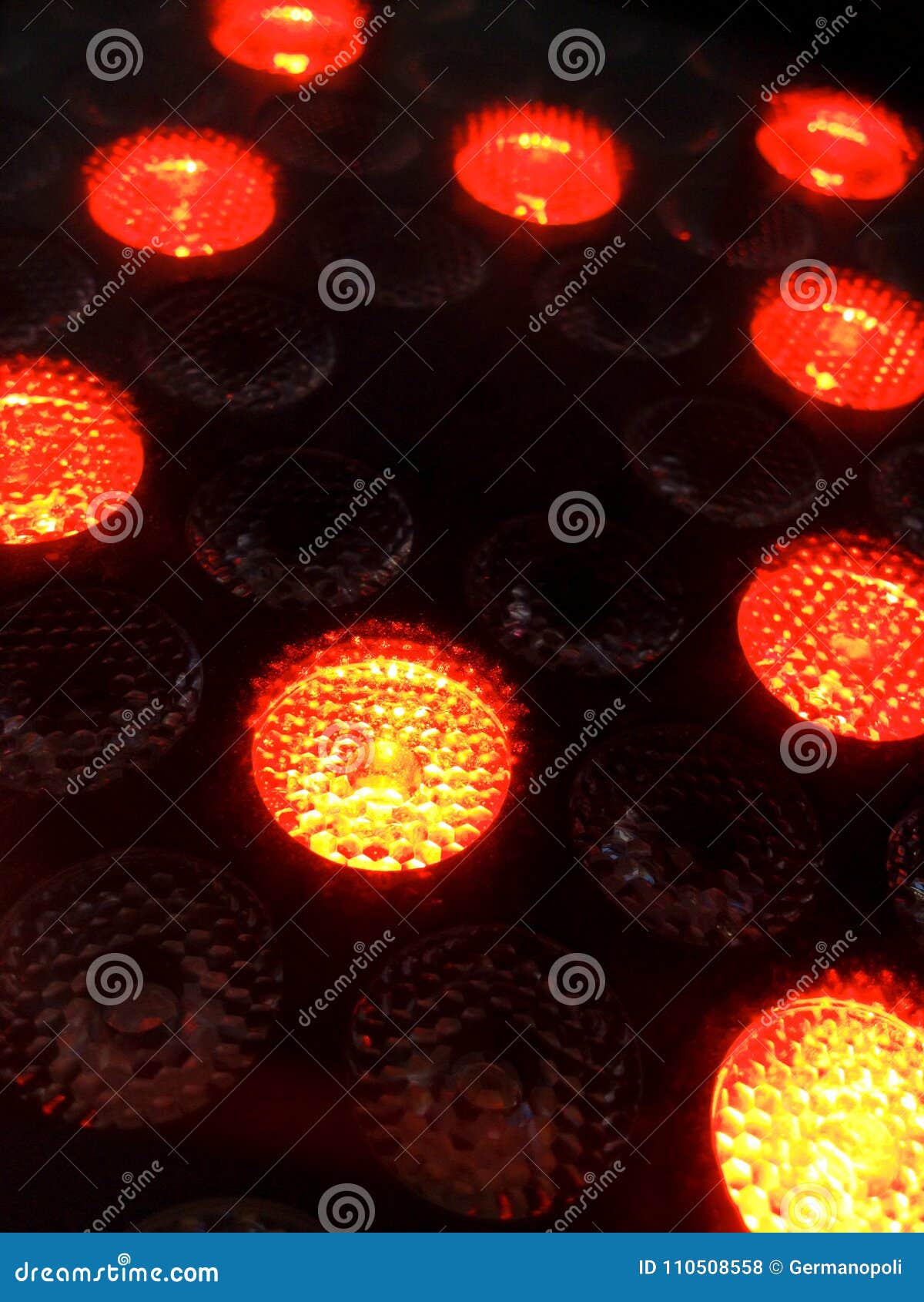 Close Up of a LED Light Lamp Stock Photo - Image of closeup, bright ...