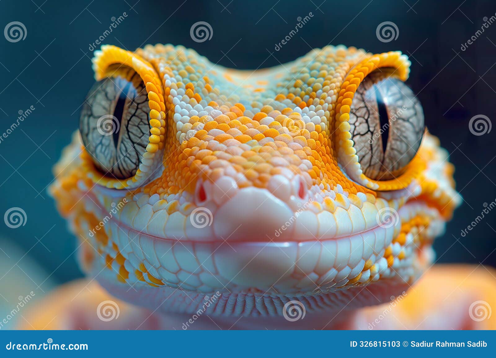 Leopard Gecko (hemidactylus) Isolated On White Background Royalty-Free ...