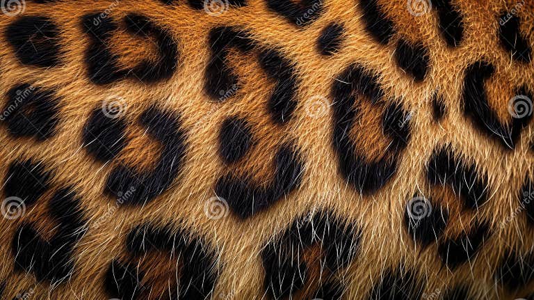 Close Up Leopard Spot Pattern Texture Background, Realistic Stock ...