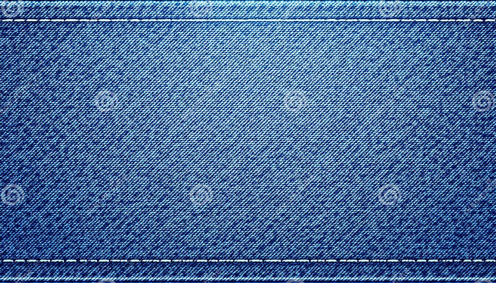 Close Up Light Blue Denim Pattern Texture Background Stock Illustration ...