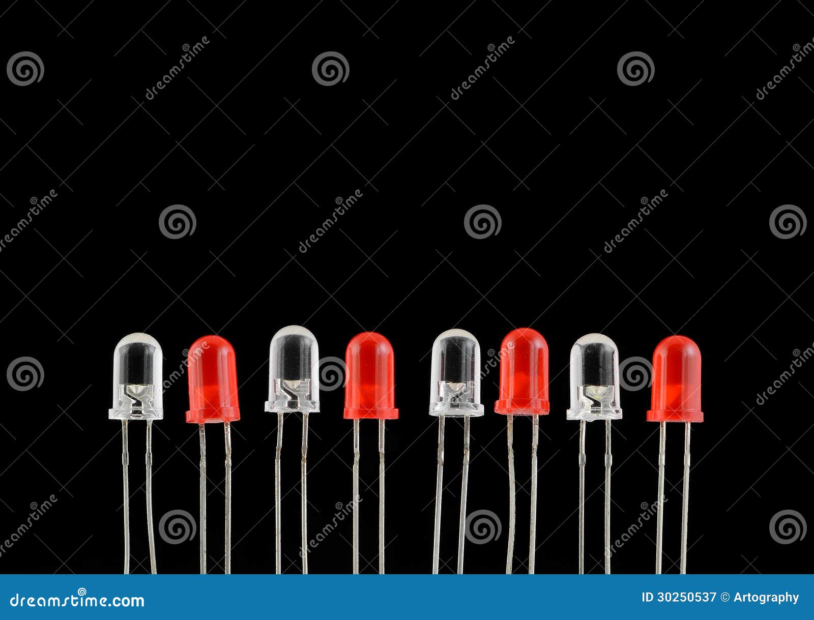 LEDs stock image. Image of opaque, oval, lightemitting - 30250537