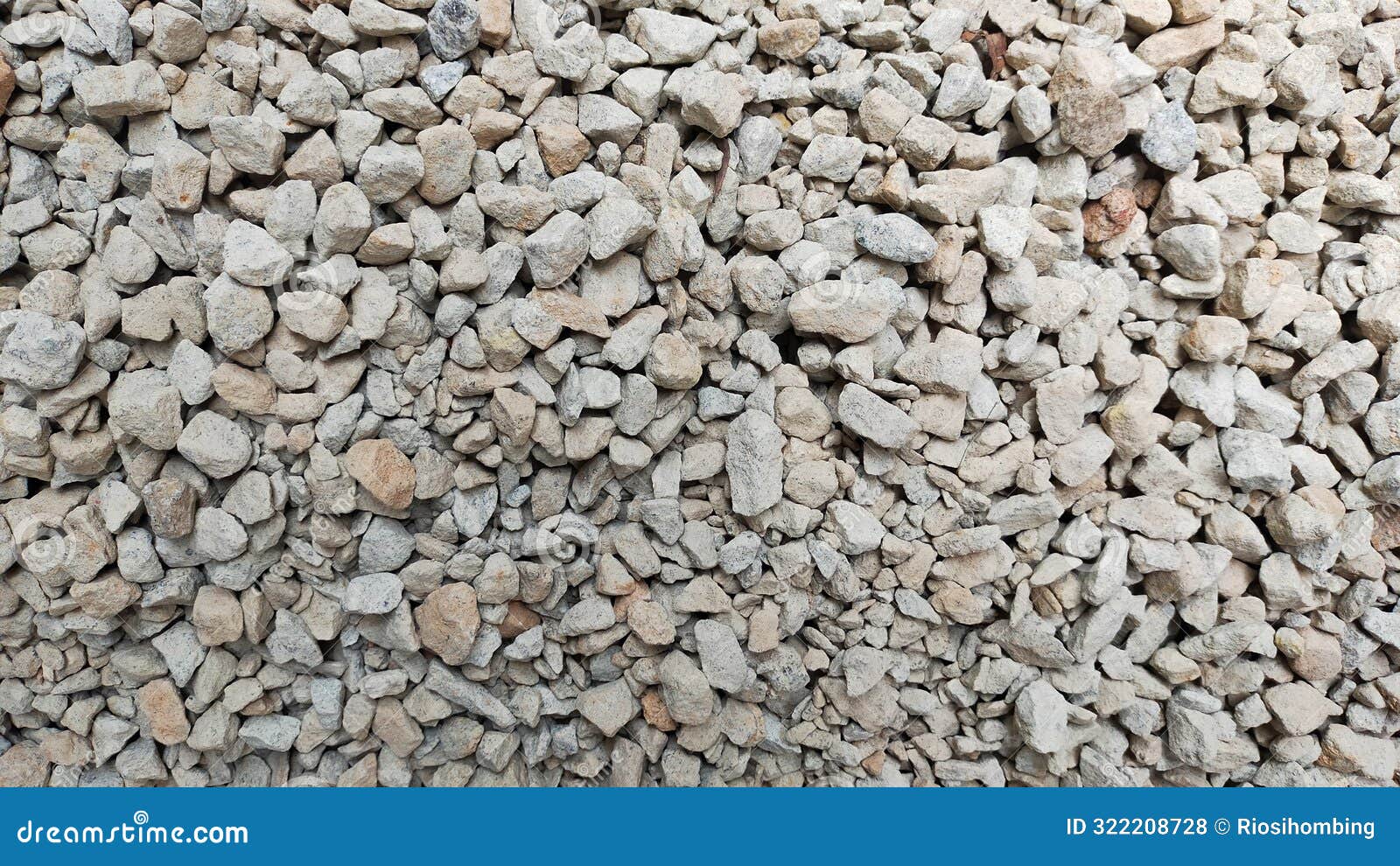Close Up of Light Gray Gravel Texture with Various Rock Sizes for ...