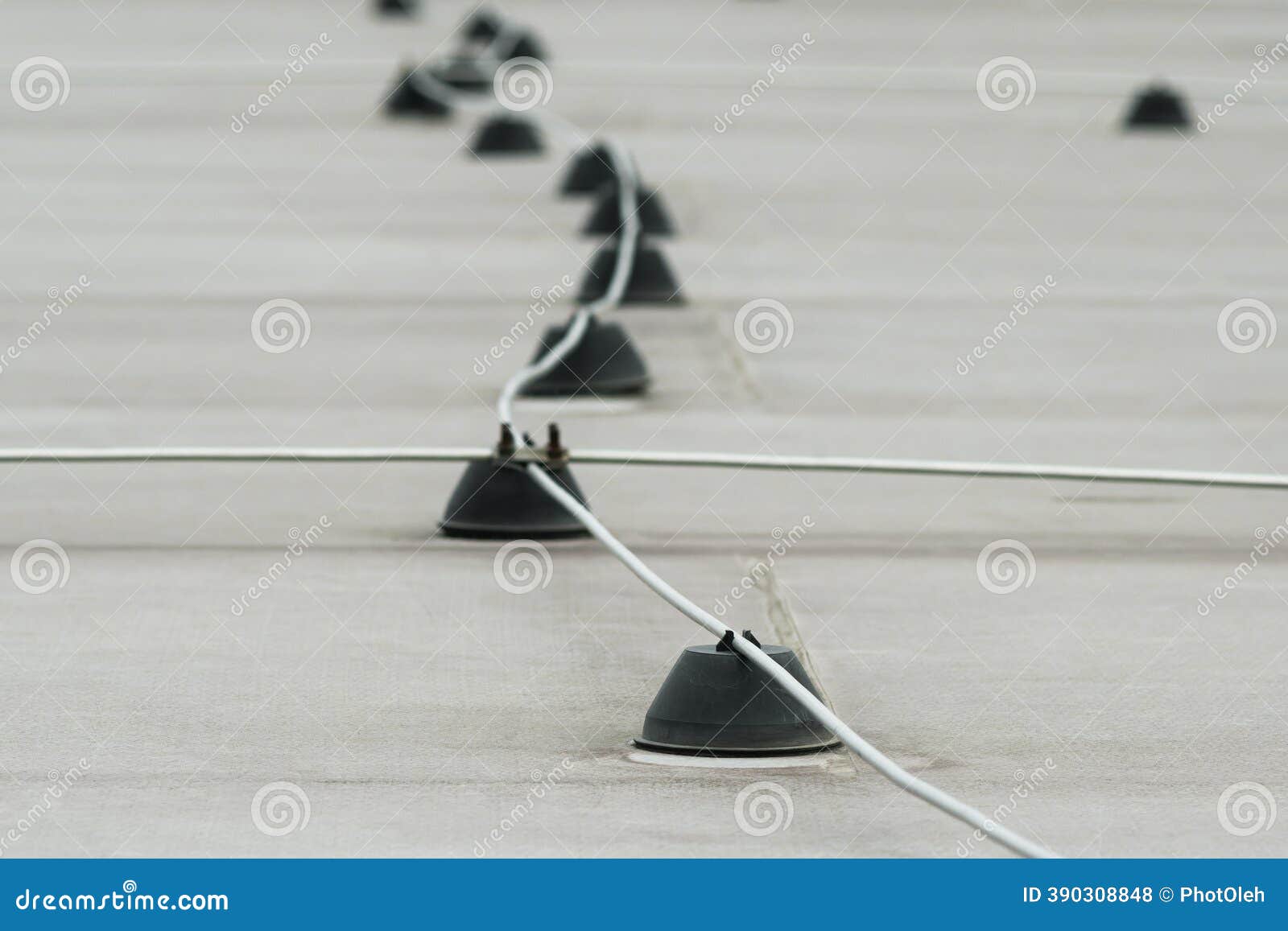 Grounding System Connection Of Two Rail Sections By Ground Bar Lug ...