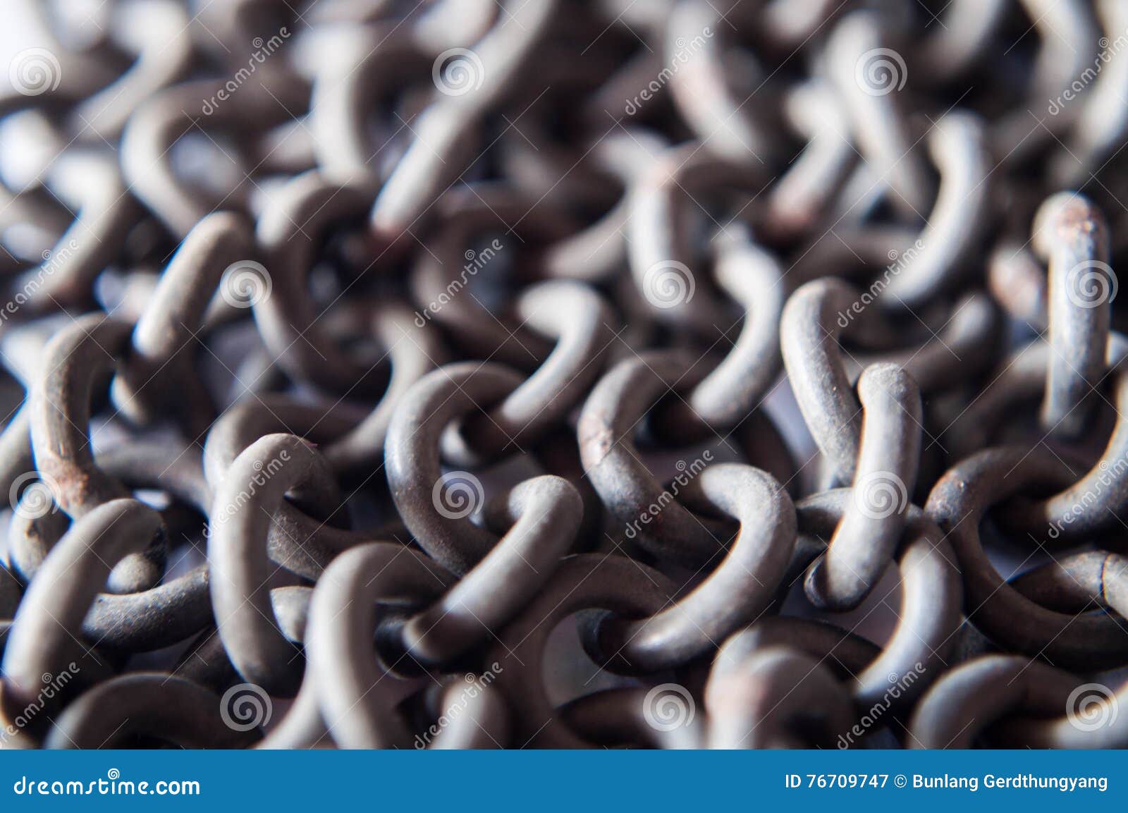 Close Up , the Line of Chain Stock Image - Image of industrial, closeup ...