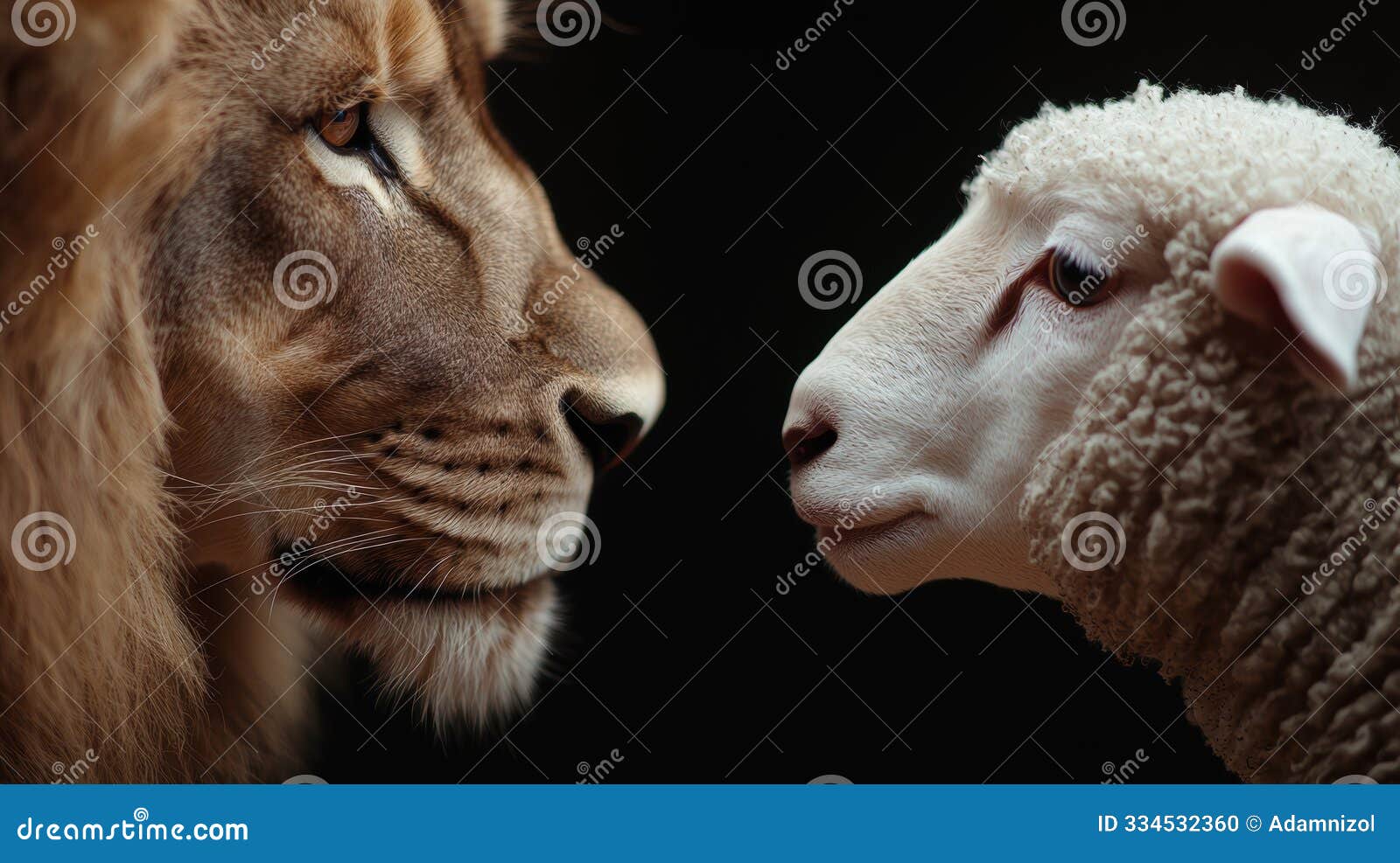 Sheep Face Portrait Front View. Ink Black And White Doodle Drawing In ...