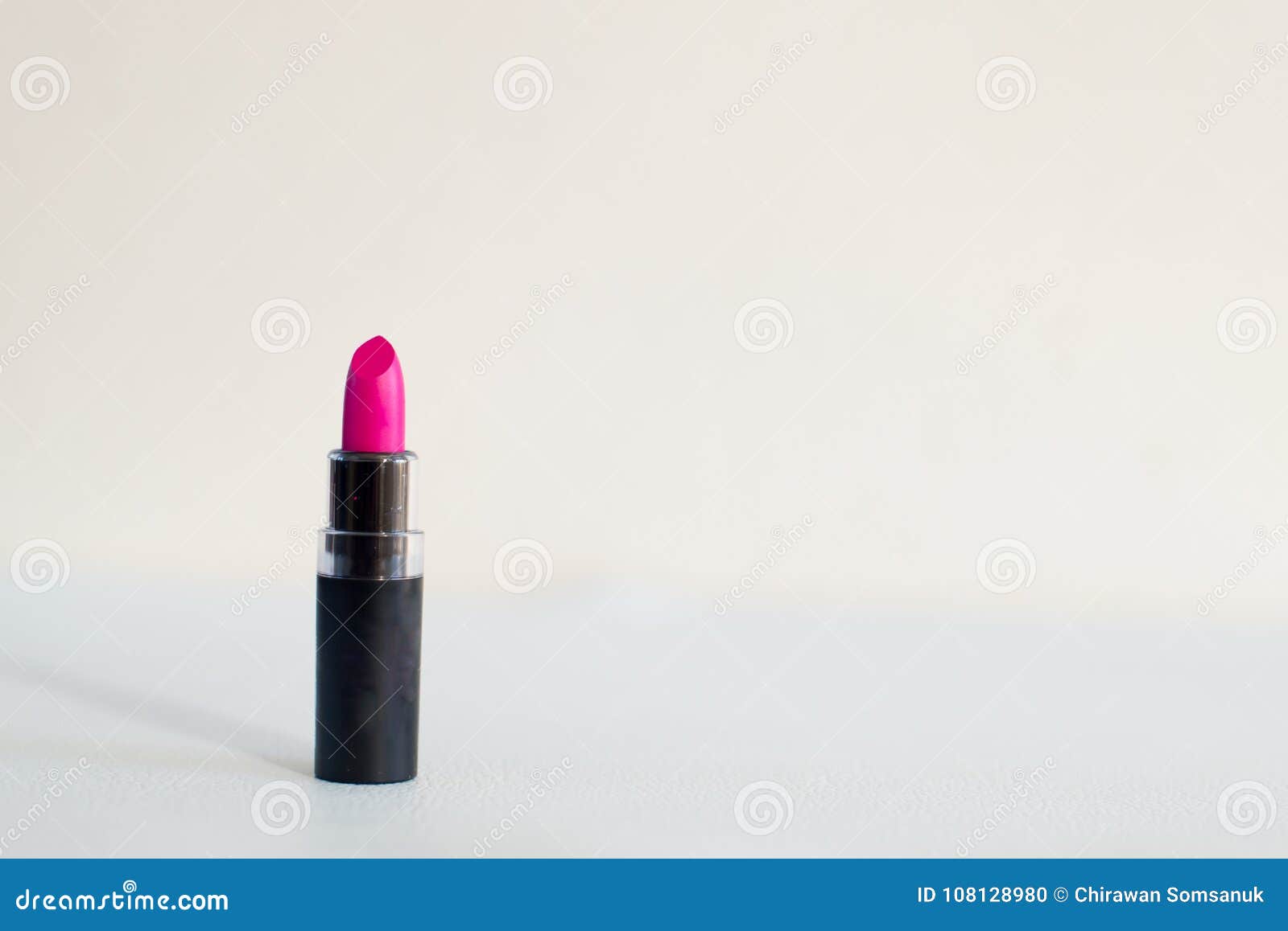 Lipstick on White Background. Stock Photo - Image of face, paint: 108128980