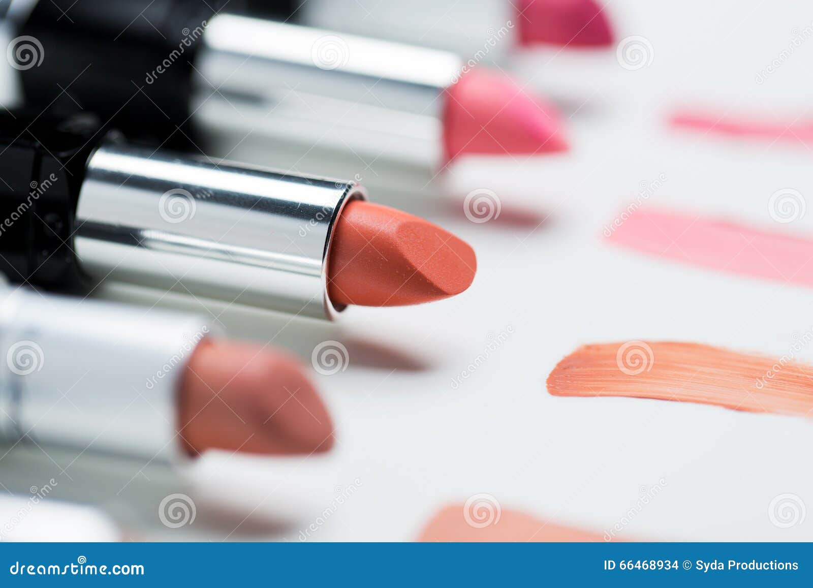 Close Up of Lipsticks Range Stock Photo - Image of lipstick, spectrum ...