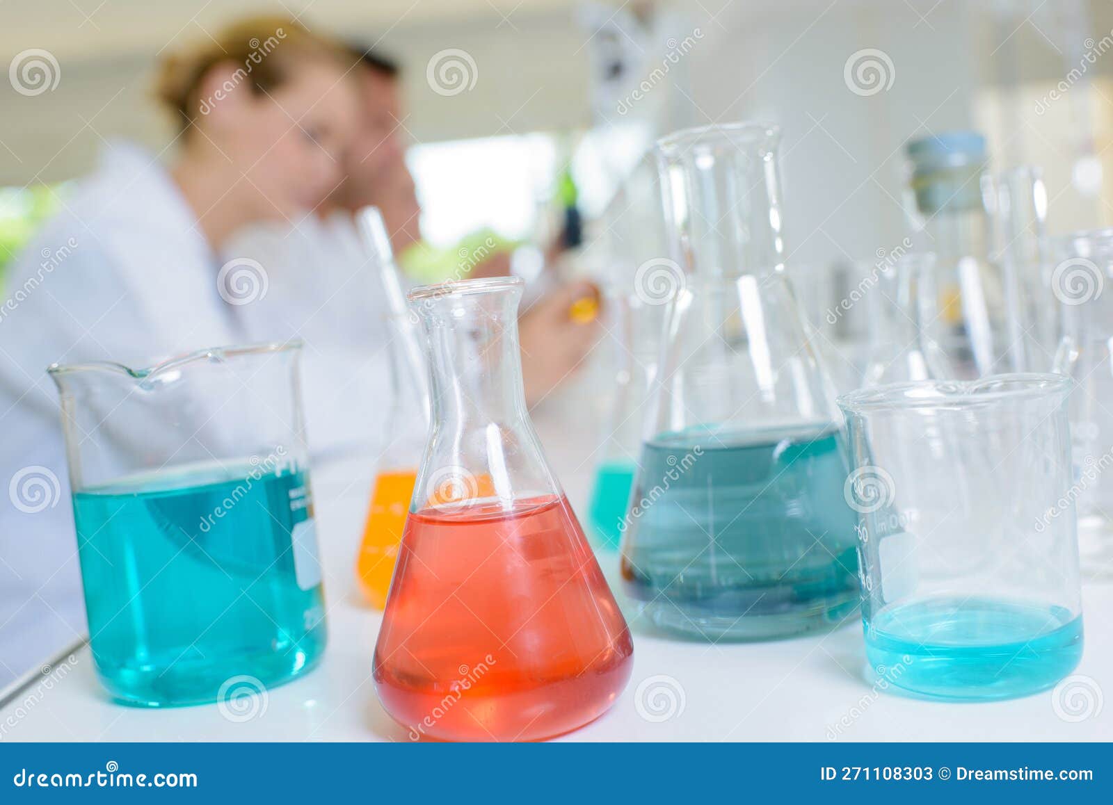 Close up liquids in colors stock image. Image of beautiful - 271108303