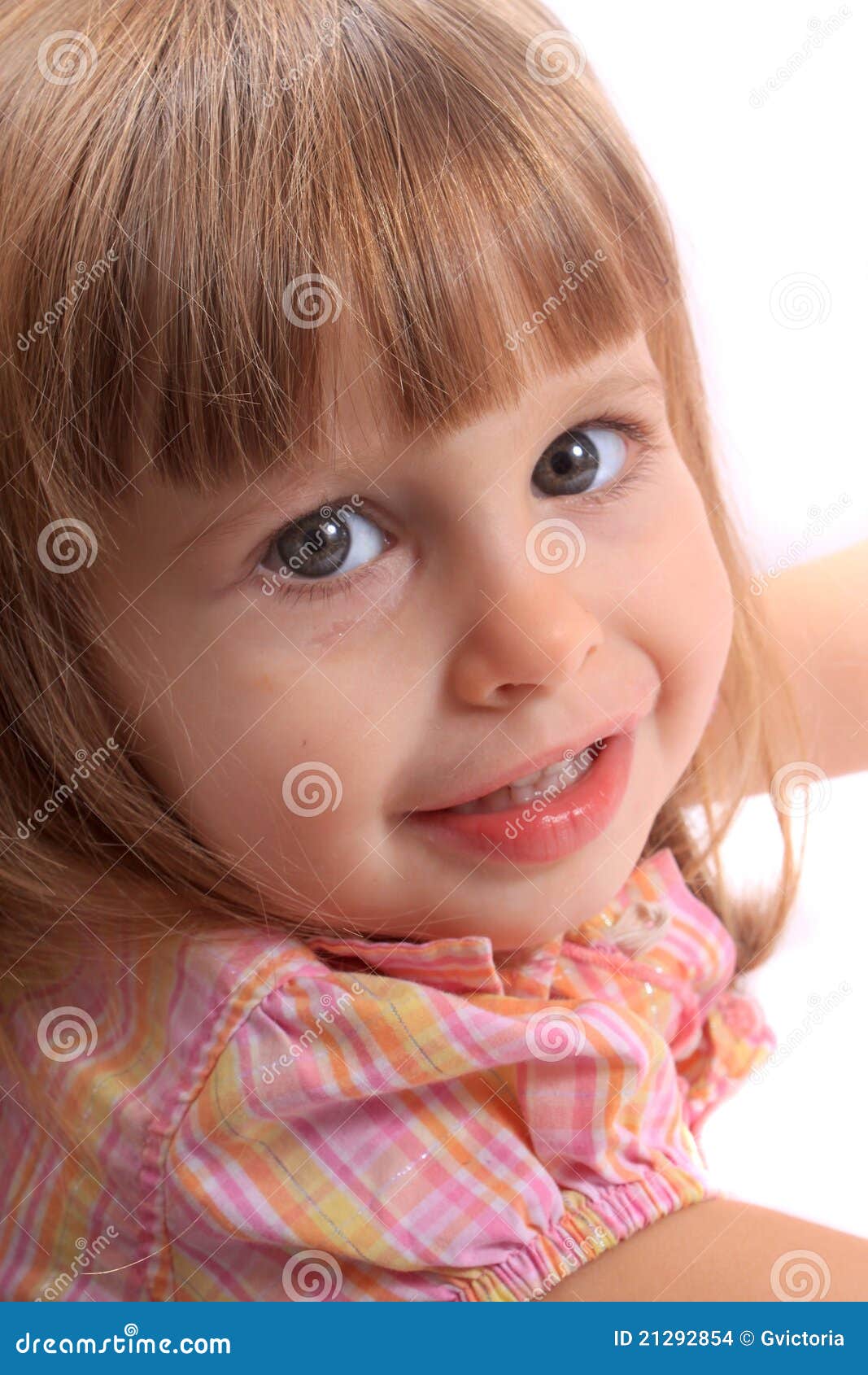 Close up of little girl stock photo. Image of female - 21292854
