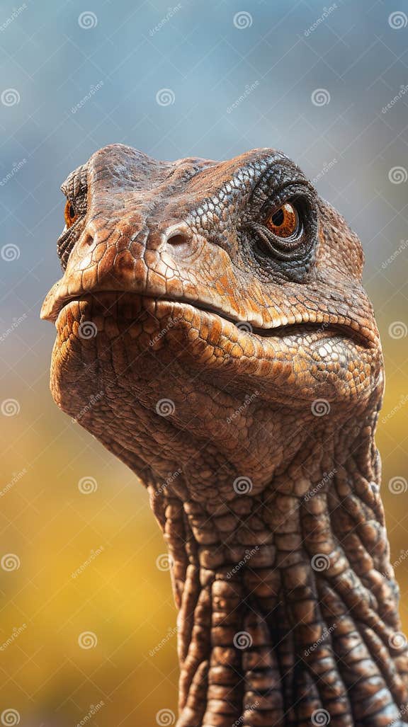 Close Up of Lizard Looking at Camera Stock Illustration - Illustration ...