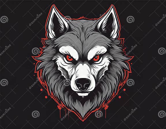 Close Up Logo of a Woolf stock illustration. Illustration of symbol ...