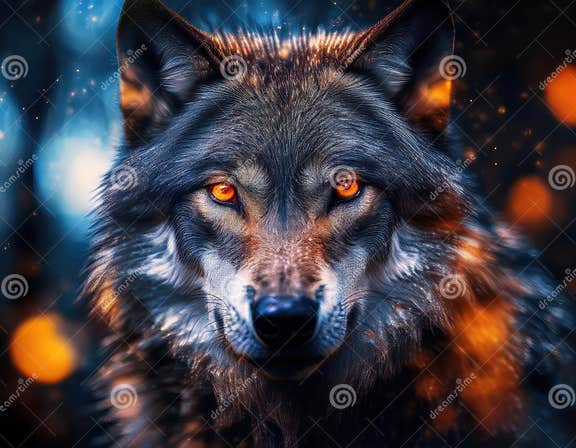 Close Up Logo of a Woolf stock illustration. Illustration of close ...