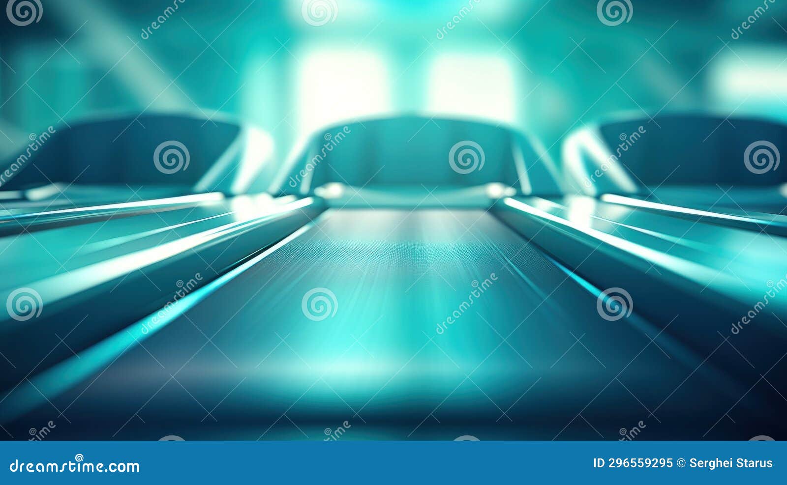 A Close Up of a Long Line of Empty Seats, AI Stock Image - Image of ...