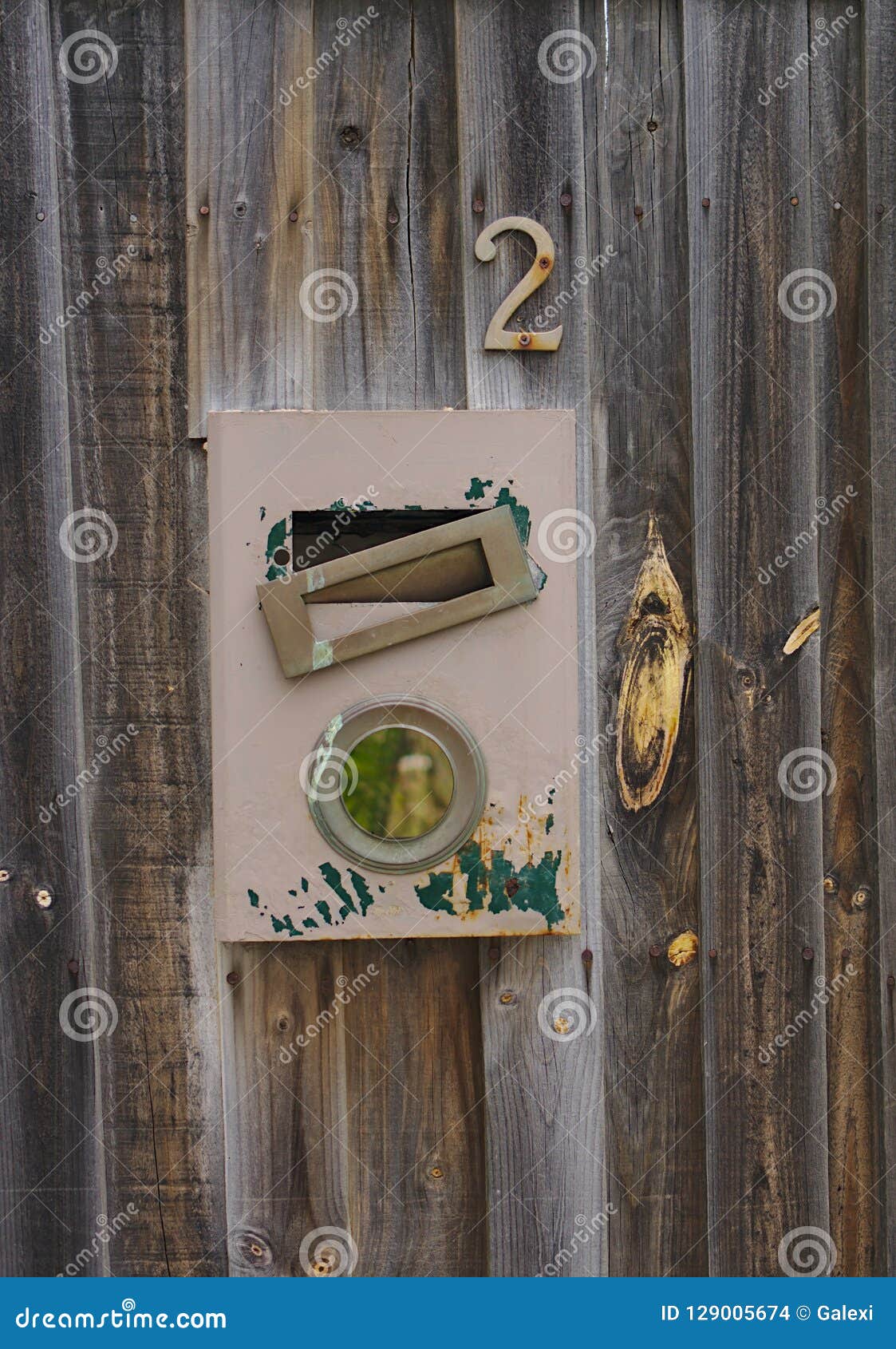 Ugly Broken Abandoned Mailbox Stock Photo - Image of battered, postbox ...