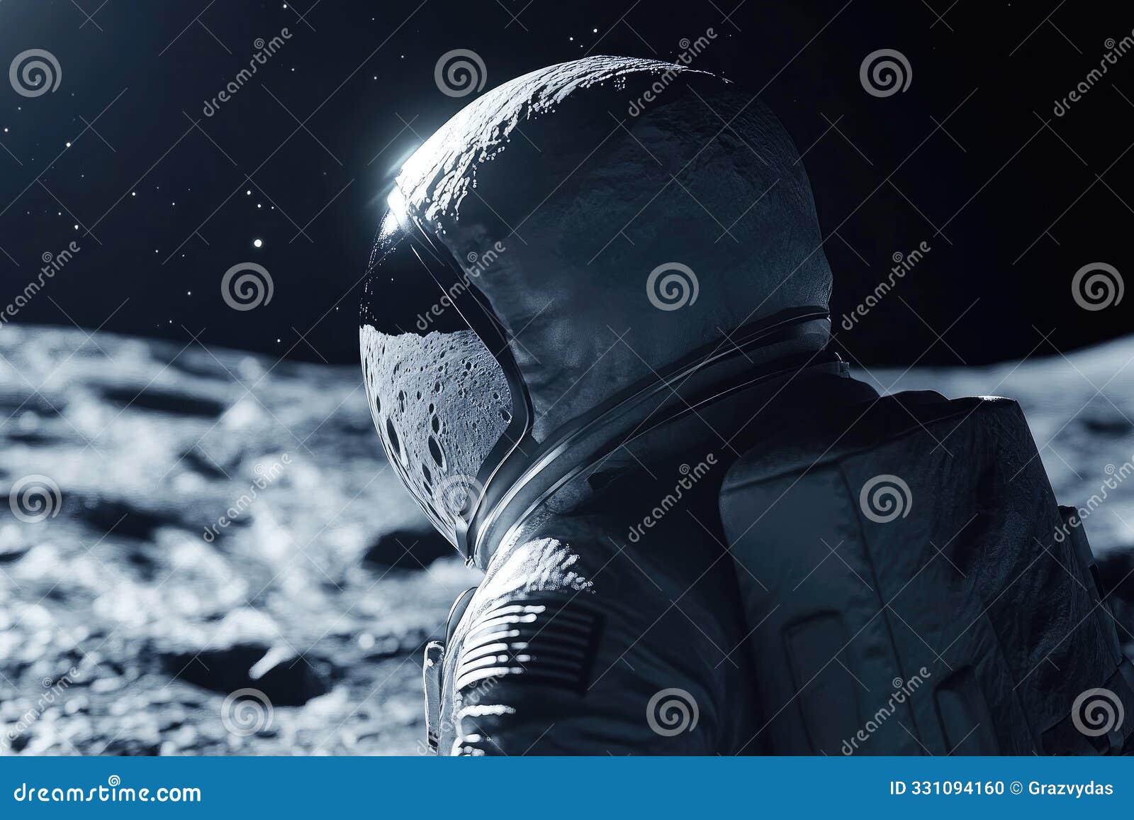 Astronaut Exploring Outer Space. Cosmonaut In Spacesuit Performing ... Astronaut Exploring Outer Space. Cosmonaut In Spacesuit Performing ...