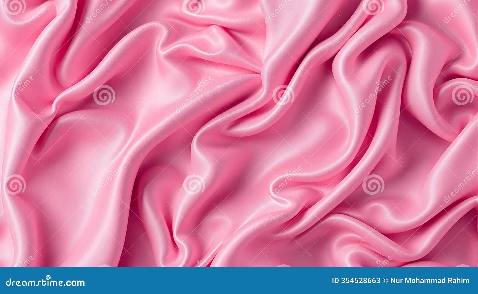 Close-up of a Luxurious Pink Satin Fabric. Stock Illustration ...