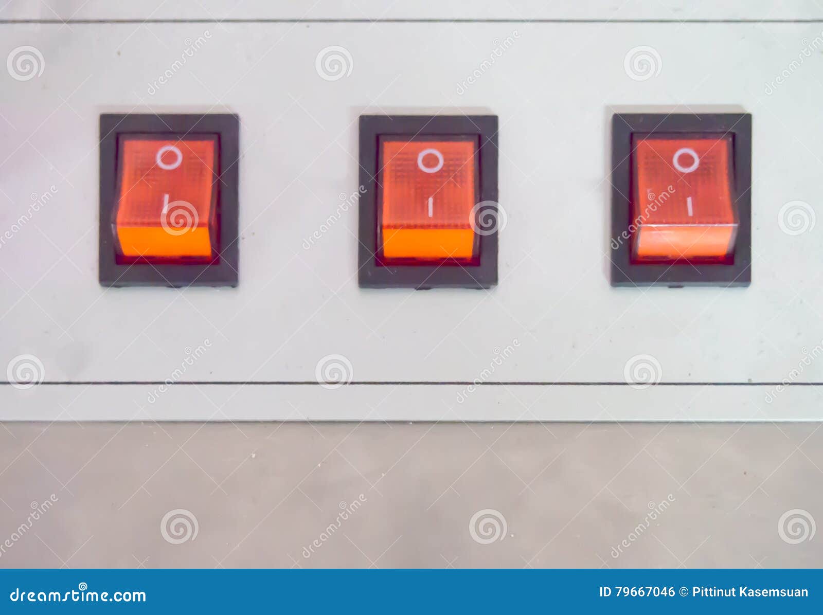 Close Up Machine Switch,on-off Stock Photo - Image of plastic ...