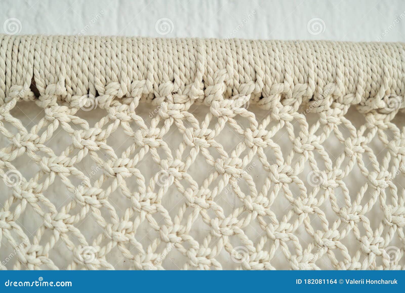 Close-up of Macrame Handmade, Abstract Texture Background Stock Photo ...