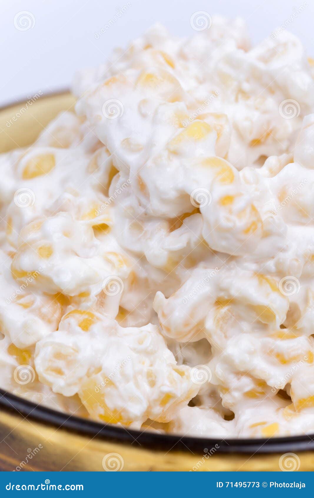 Close Up Macro French Corn Sesame Salad Stock Image - Image of ...
