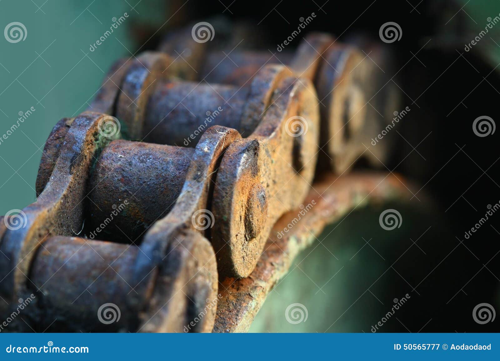 Close Up Macro Rusty Chain and Gear Stock Image - Image of mechanical ...