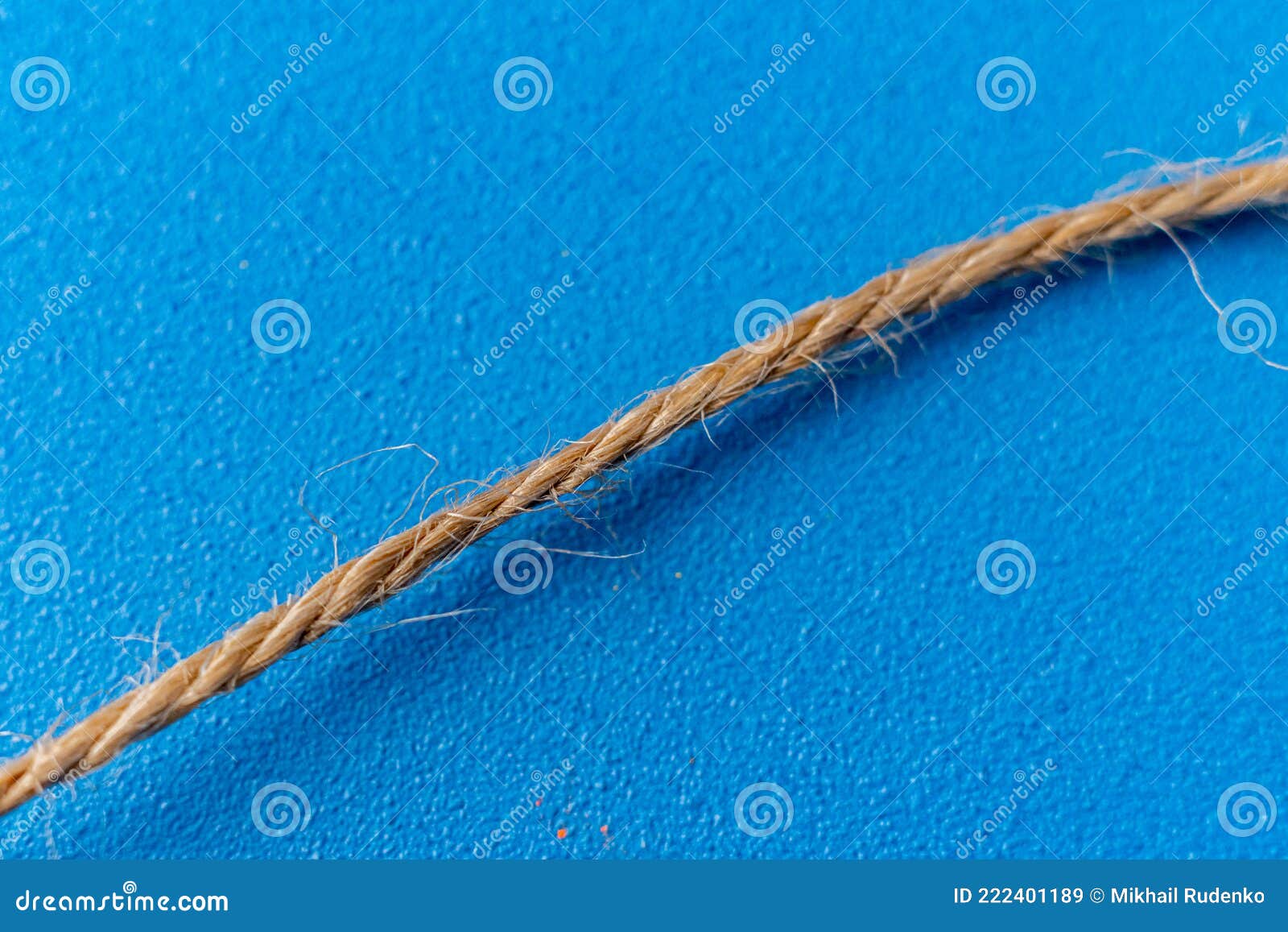 Close Up Macro Shot of Abstract Simple Thread Isolated Stock Image ...