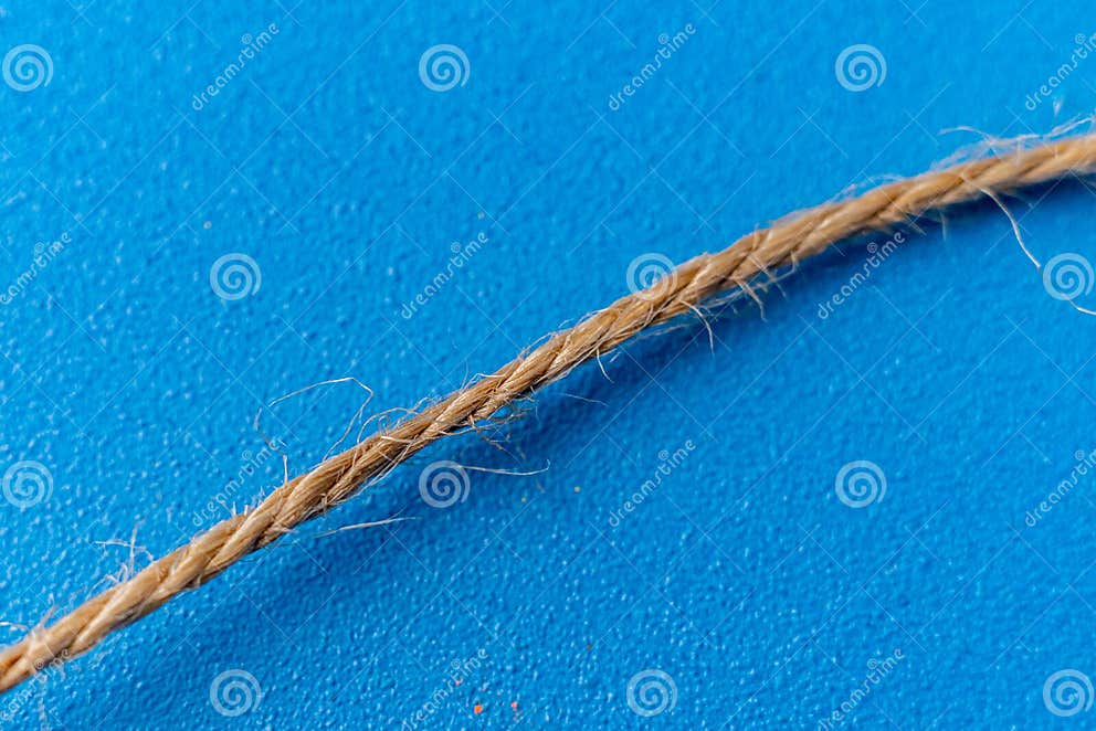 Close Up Macro Shot of Abstract Simple Thread Isolated Stock Image ...