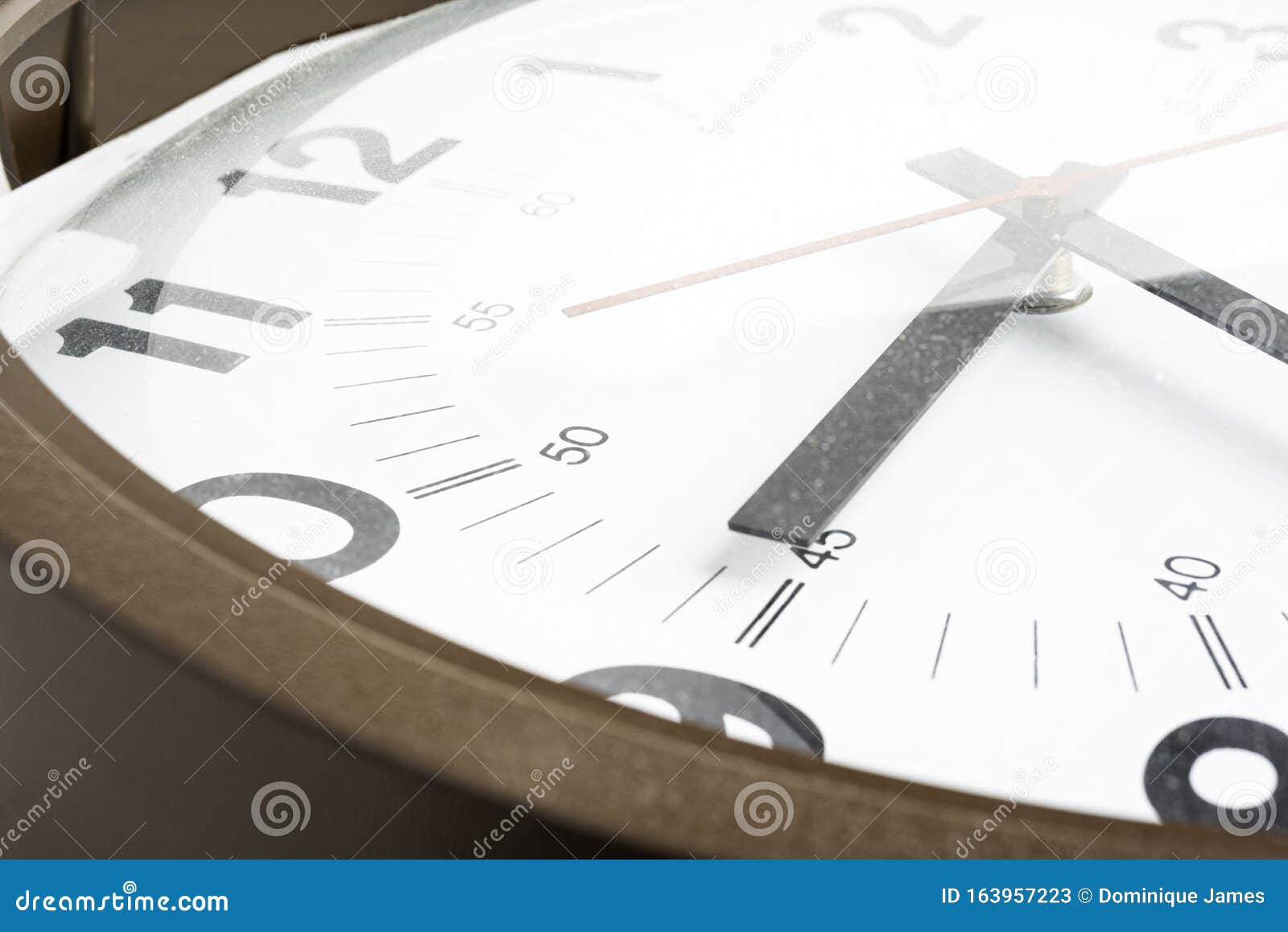 Broken and Dirty Old Clock Face Stock Image - Image of register ...