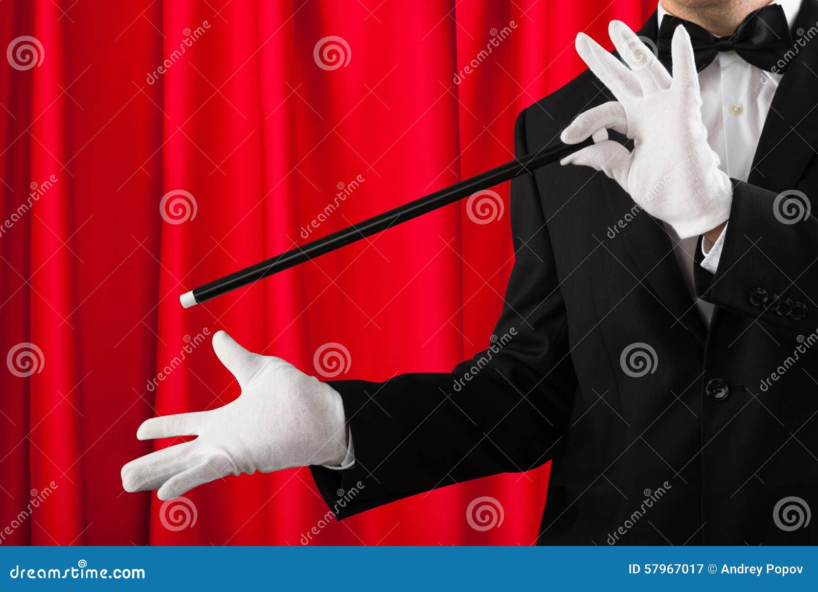 Close-up of Magician Showing Trick Stock Image - Image of equipment ...
