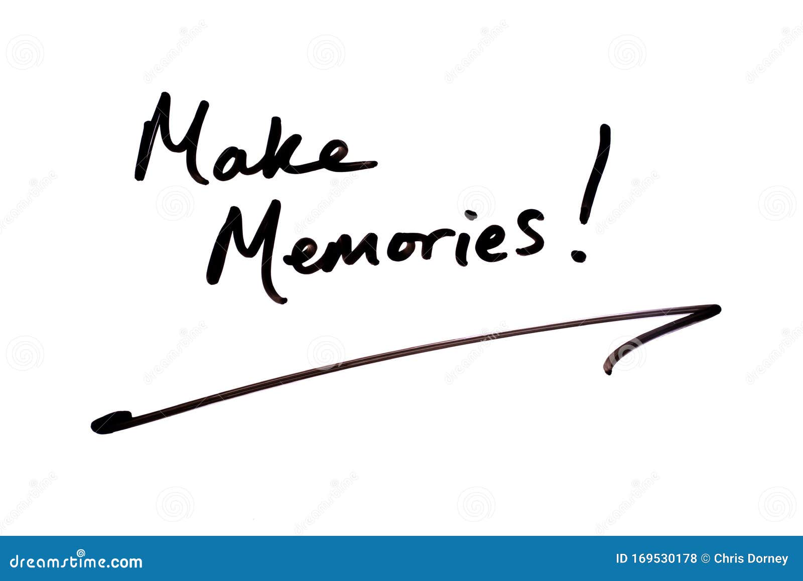 Make Memories stock illustration. Illustration of emblem - 169530178