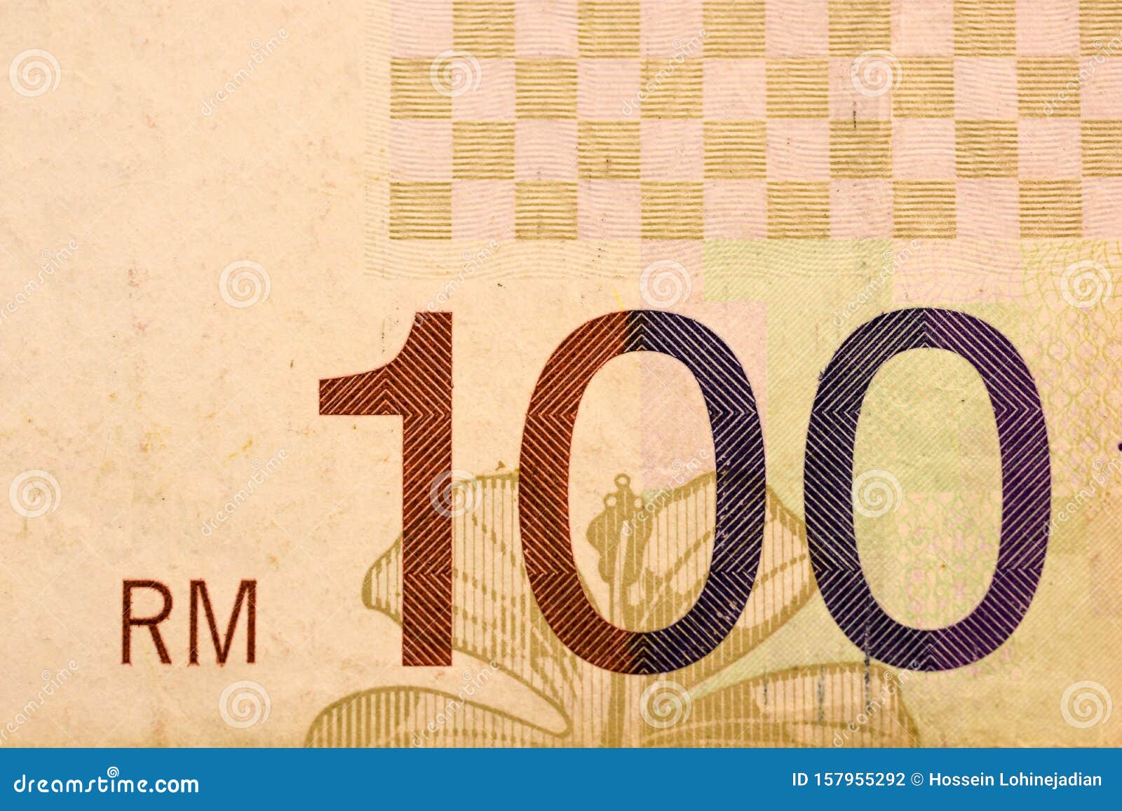 Close Up Malaysia Ringgit Currency Note MYR Stock Photo - Image of ...