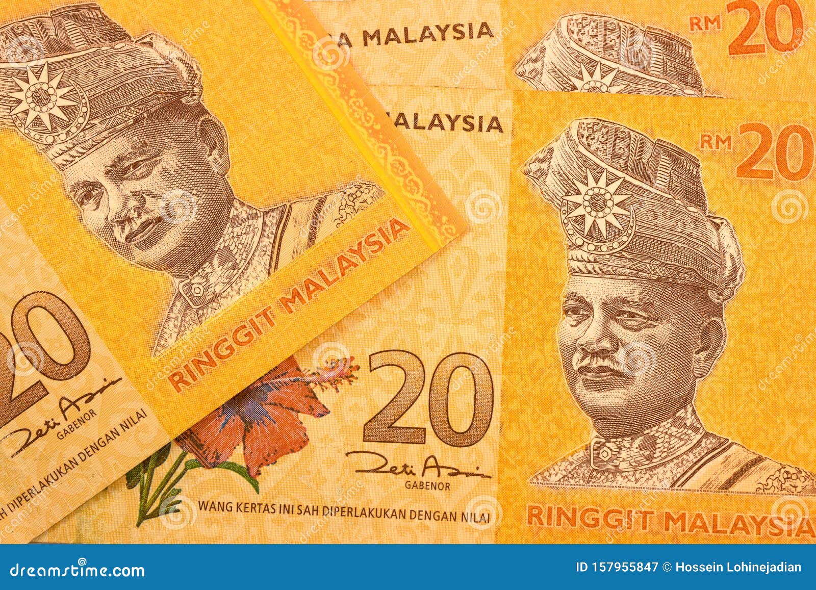 Close Up Malaysia Ringgit Currency Note MYR Stock Image - Image of bank ...