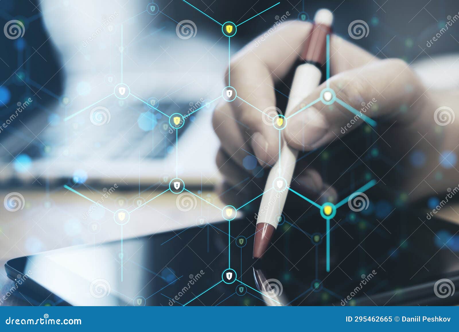 Tiny Tablet Medicine Pouring Out Of The Pill Bottle Royalty-Free Stock ...