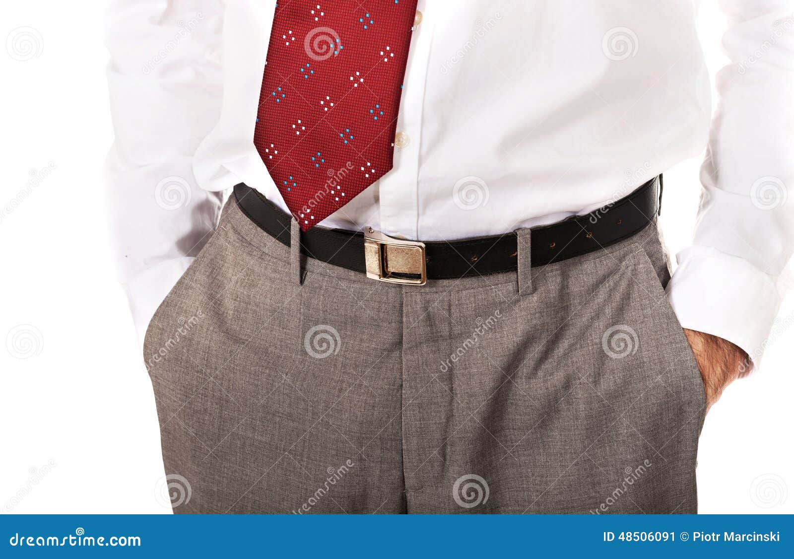 Close Up on Male Hands in Pockets Stock Image - Image of career ...