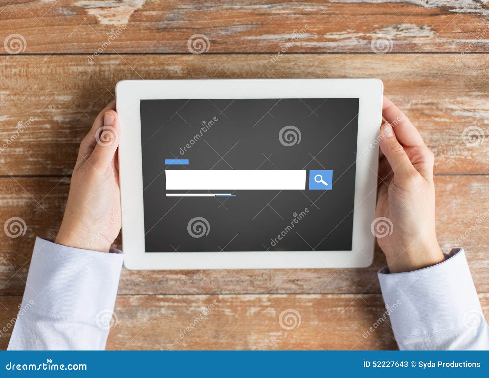 Close Up Male Hands Using Browser Tablet Pc Stock Photos - Free ...