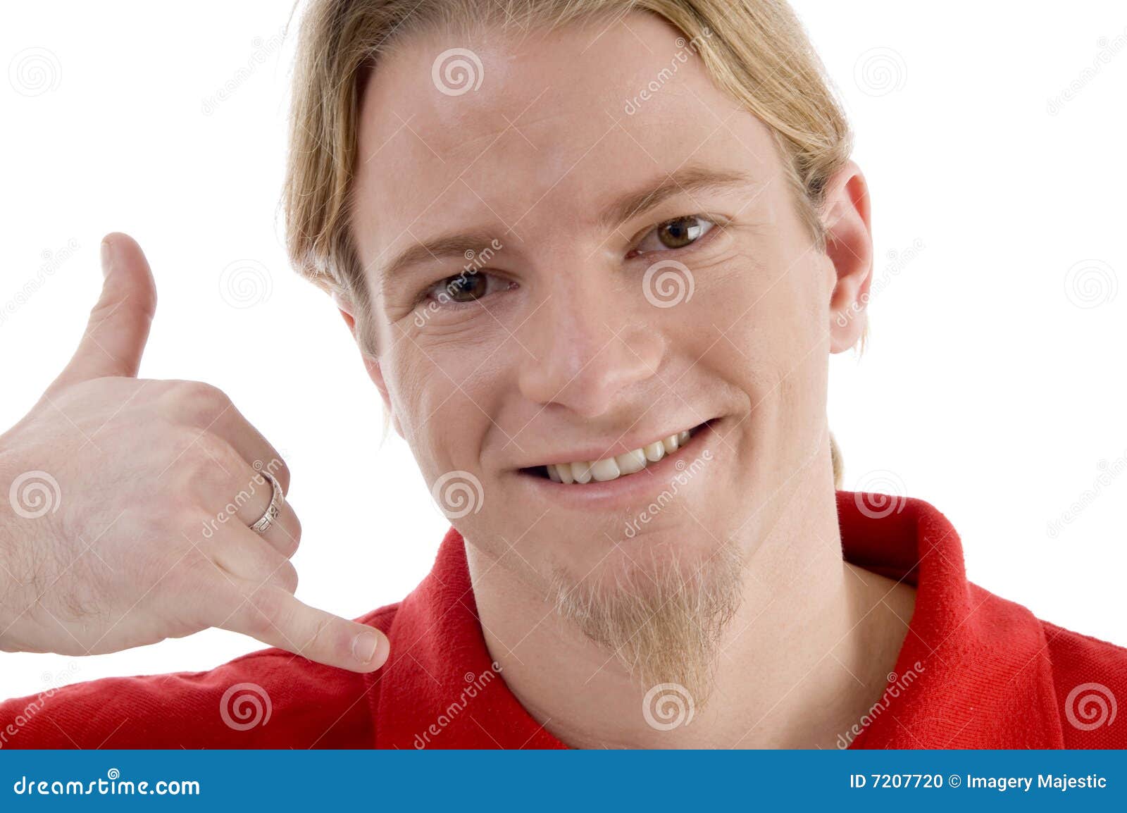 Close Up Of Male Showing Talking Hand Gesture Royalty-Free Stock Image ...