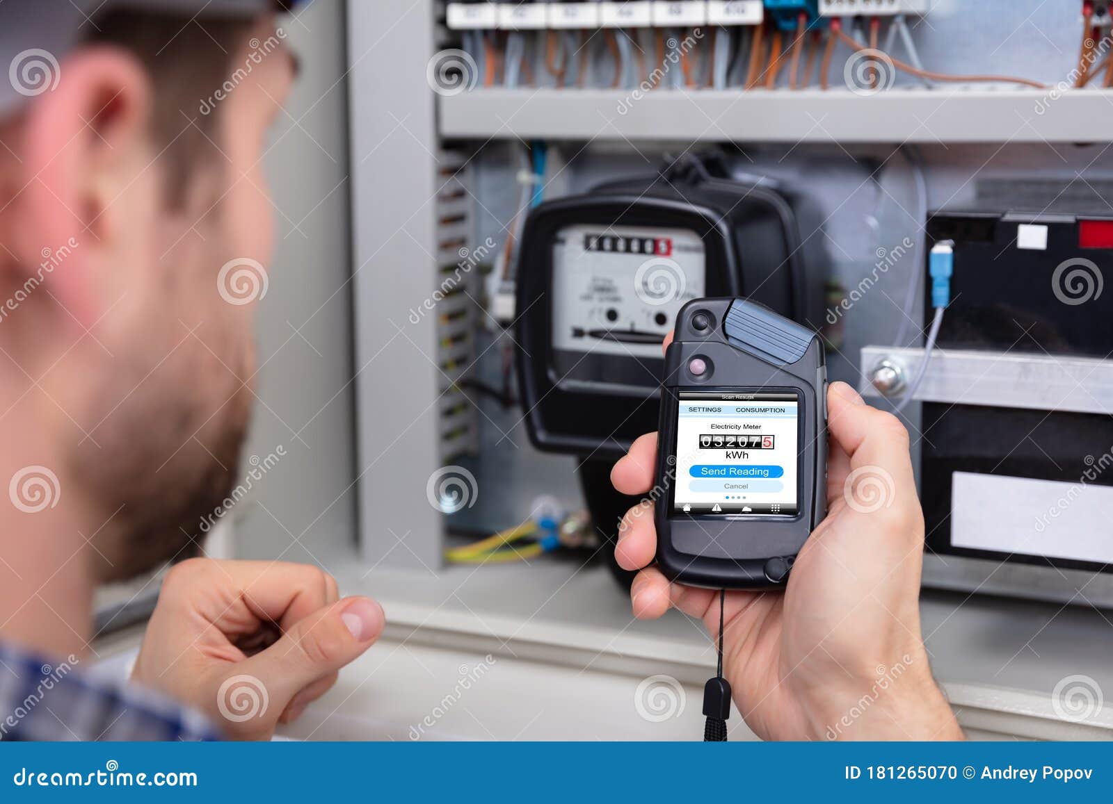 Meter Reading 01 Stock Photography | CartoonDealer.com #3454952