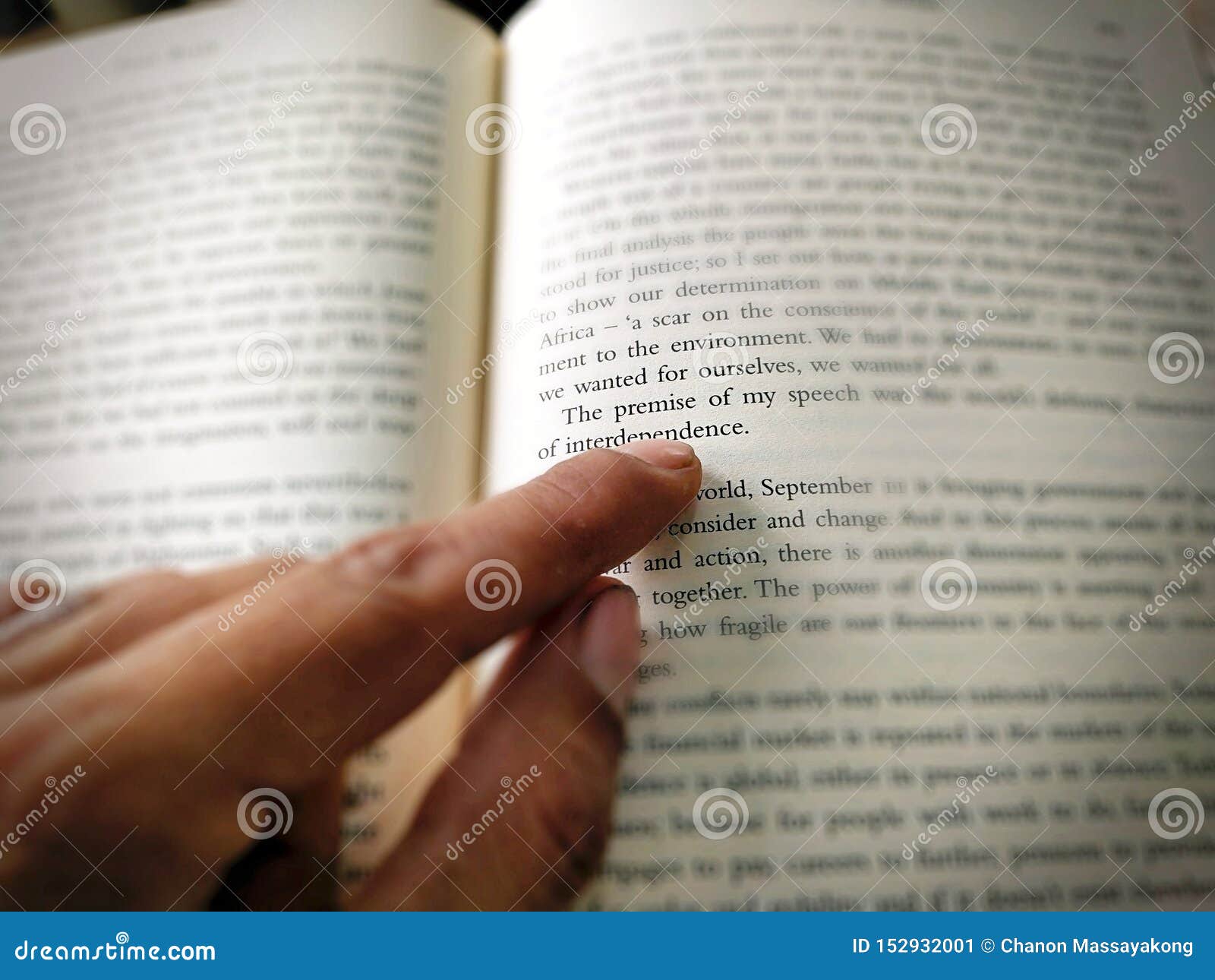 Man finger point at letter stock image. Image of office - 152932001