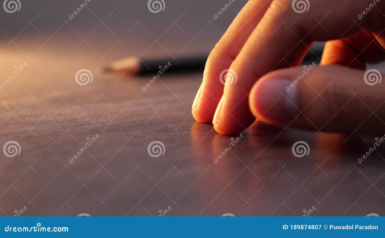 Man Hand Finger Tapping on Table - Waiting for Something Stock Video ...