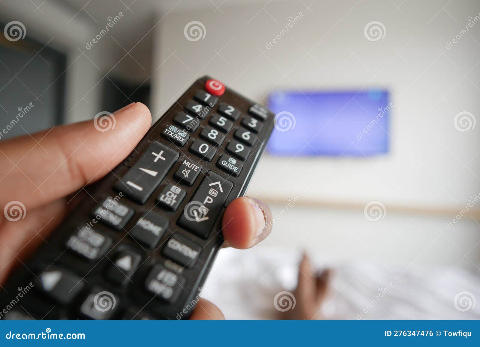 Close Up of Man Hand Holding Tv Remote. Stock Photo - Image of decision ...