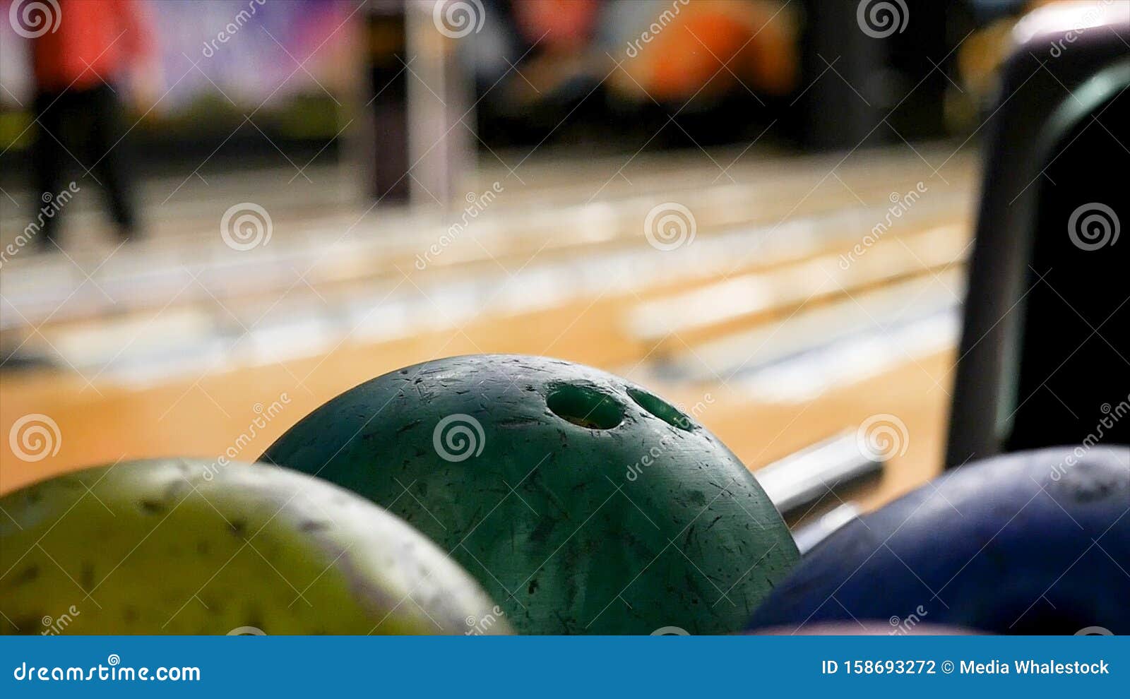 Close Up for Man Hand Taking a Ball from a Rack and Throw it To the ...