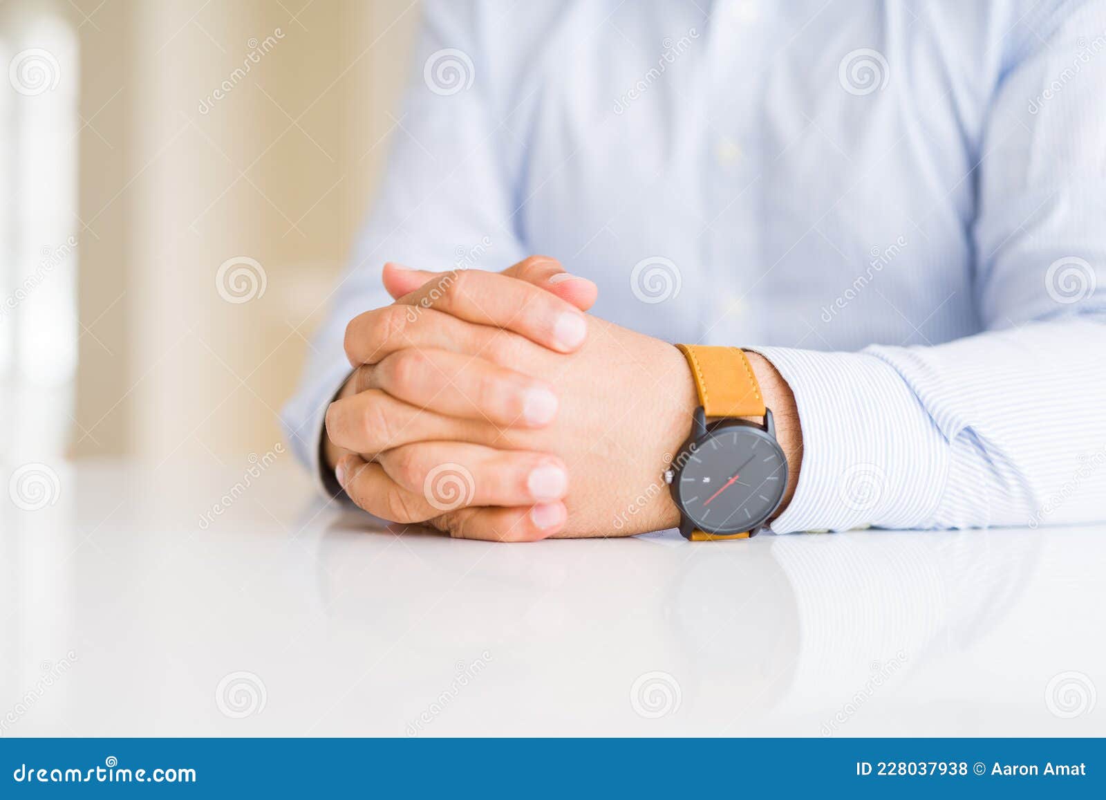 Close up of man hands stock photo. Image of connection - 228037938