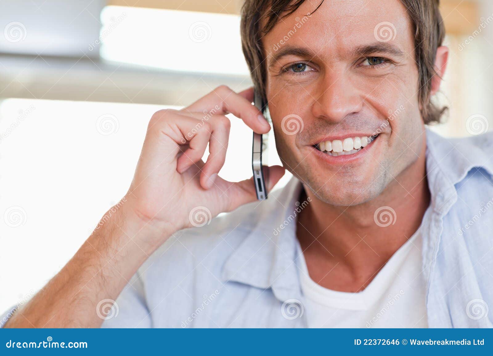 Close Up of a Man Making a Phone Call Stock Photo - Image of call, 3034 ...