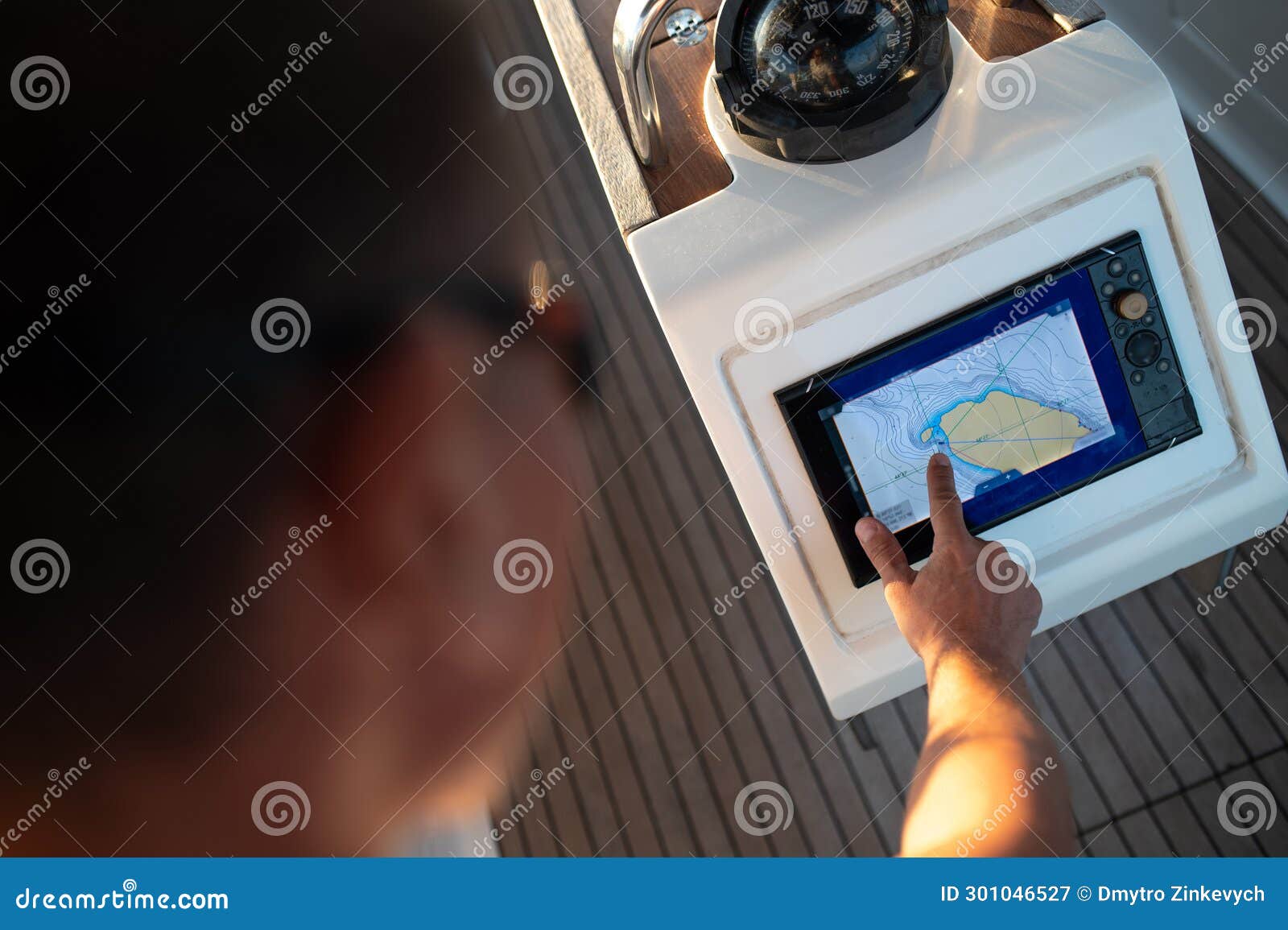 Close Up of a Man Pressing a Button on a Control Panel Stock Image ...