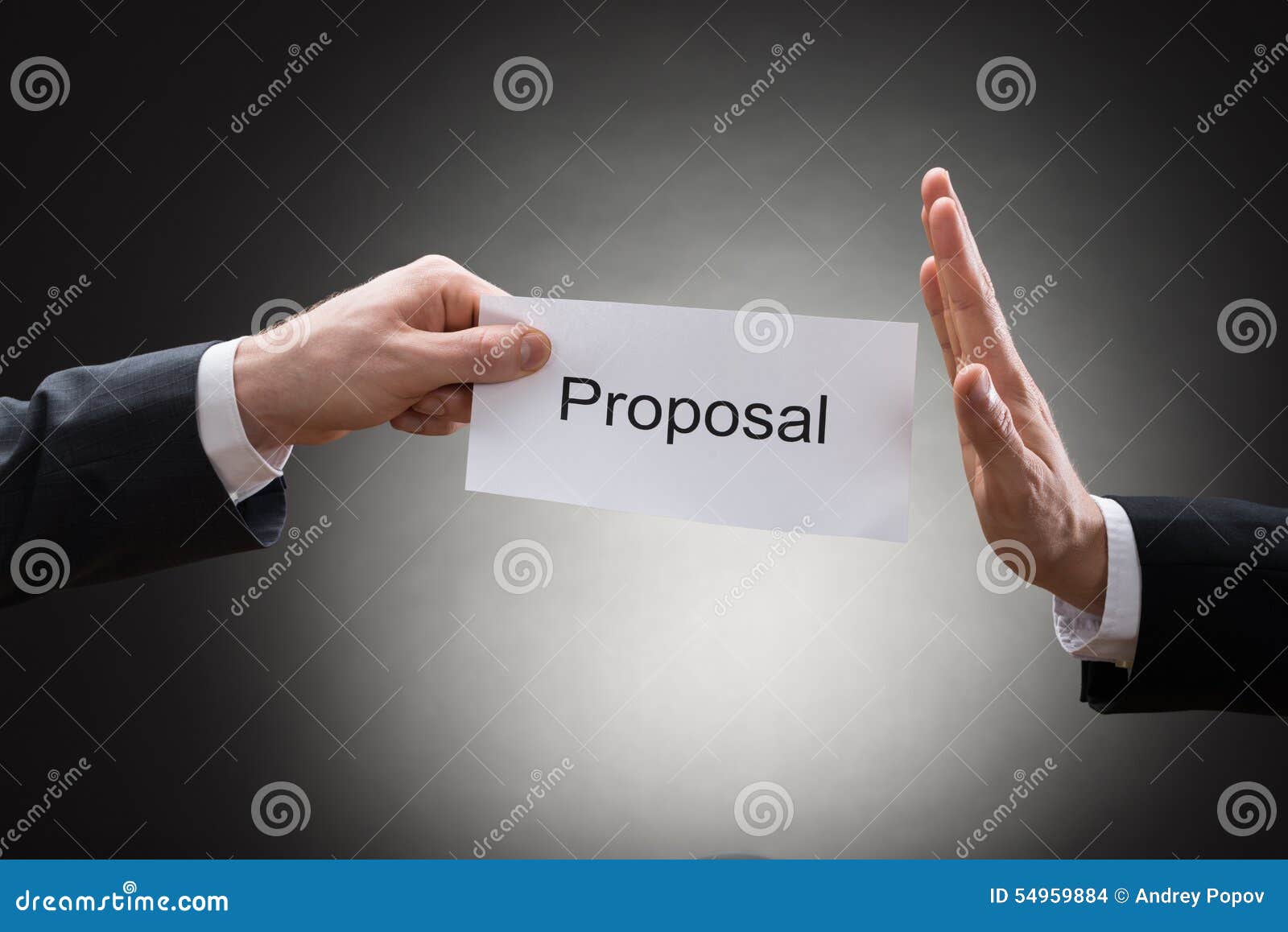 Close-up of Man S Hand Refusing Proposal Sign Stock Photo - Image of ...