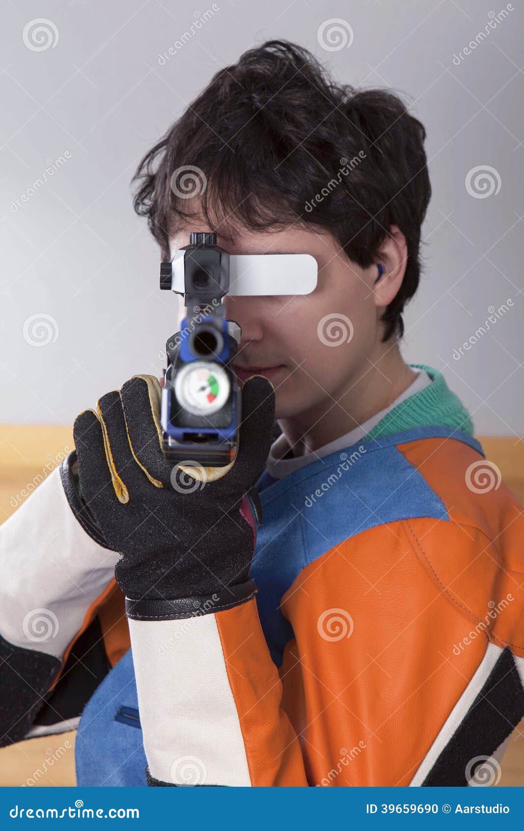 Close-up of Man Shooting Target Stock Photo - Image of practice, aiming ...